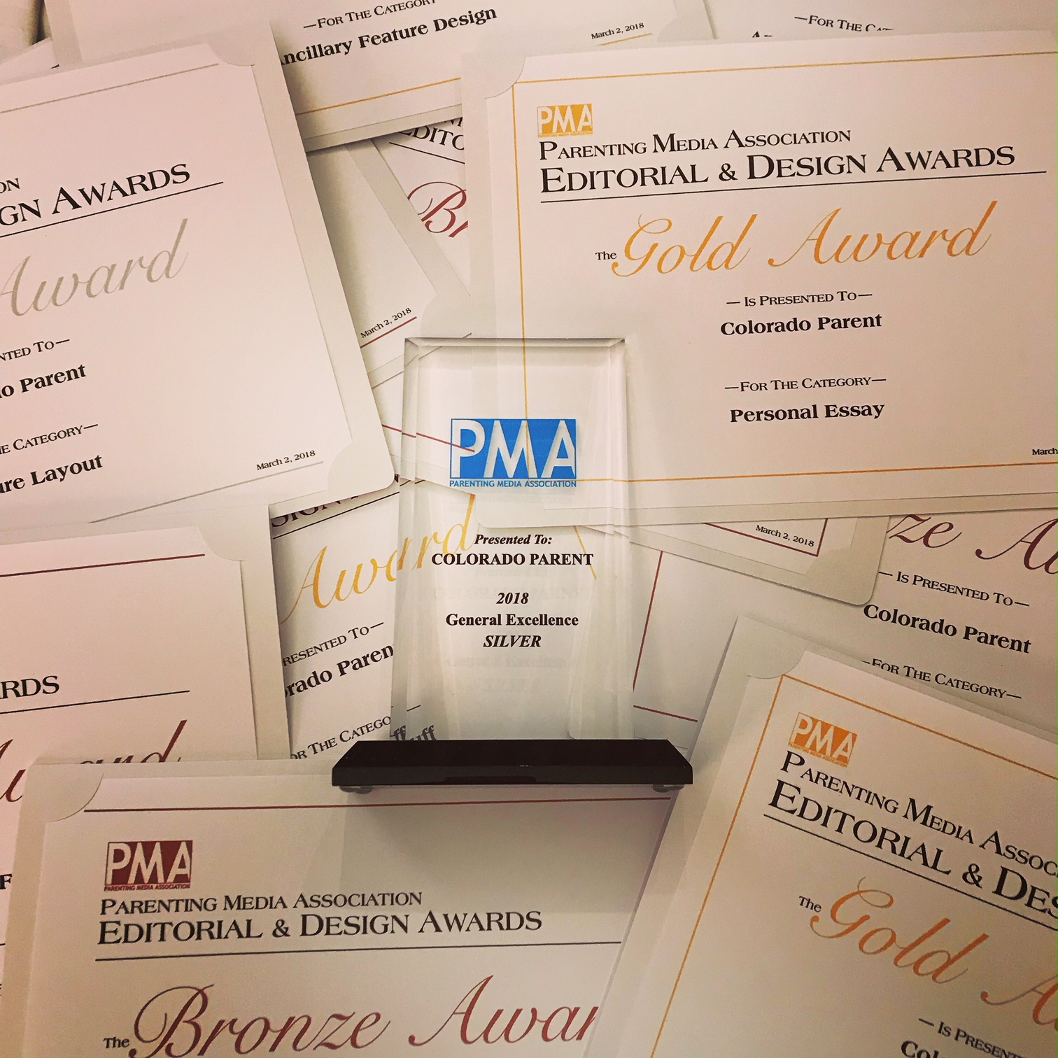 Colorado Parent Brings Home 13 PMA Awards - Colorado Parent