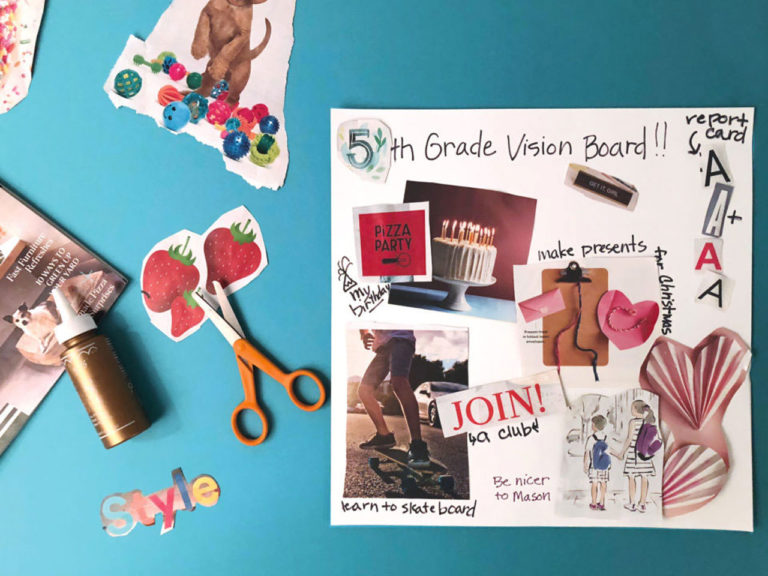 Make a Back-to-School Vision Board with Your Child