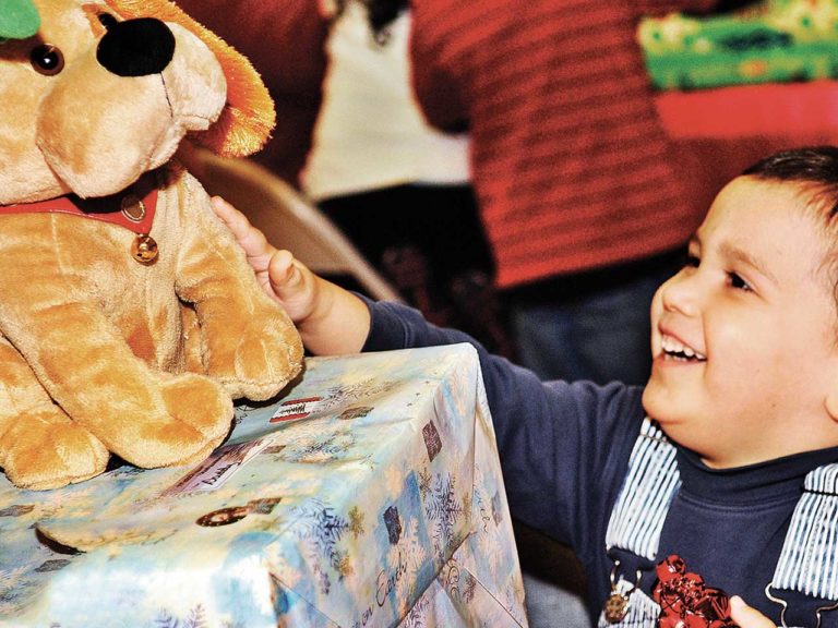 Delivering Gifts to Children with a Parent in Prison