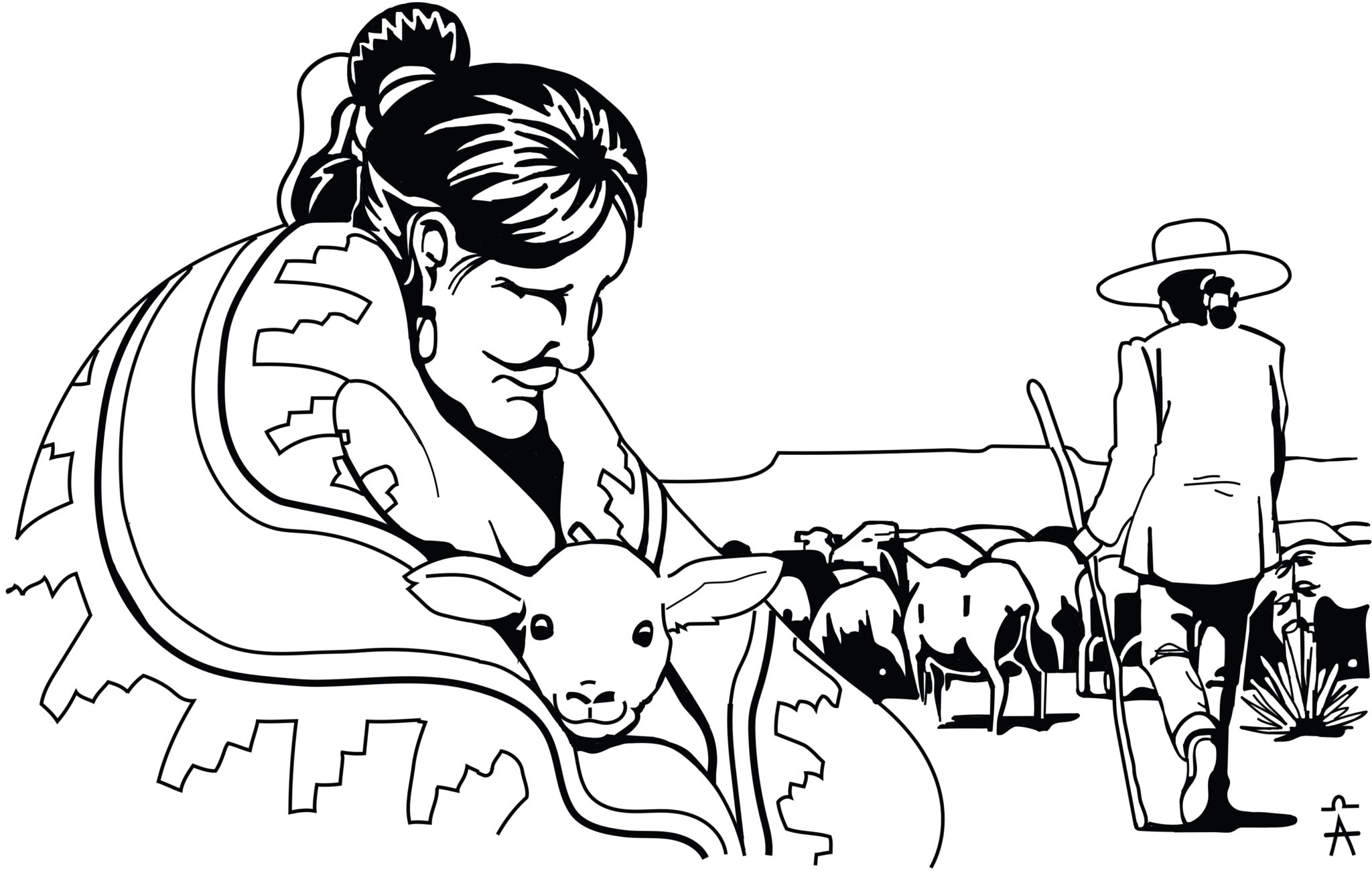 Download This Coloring Page to Celebrate Native American Art - Colorado ...